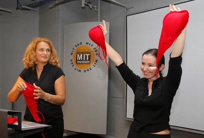 Emergency Bra Doubles as a Gas Mask | Amusing Planet